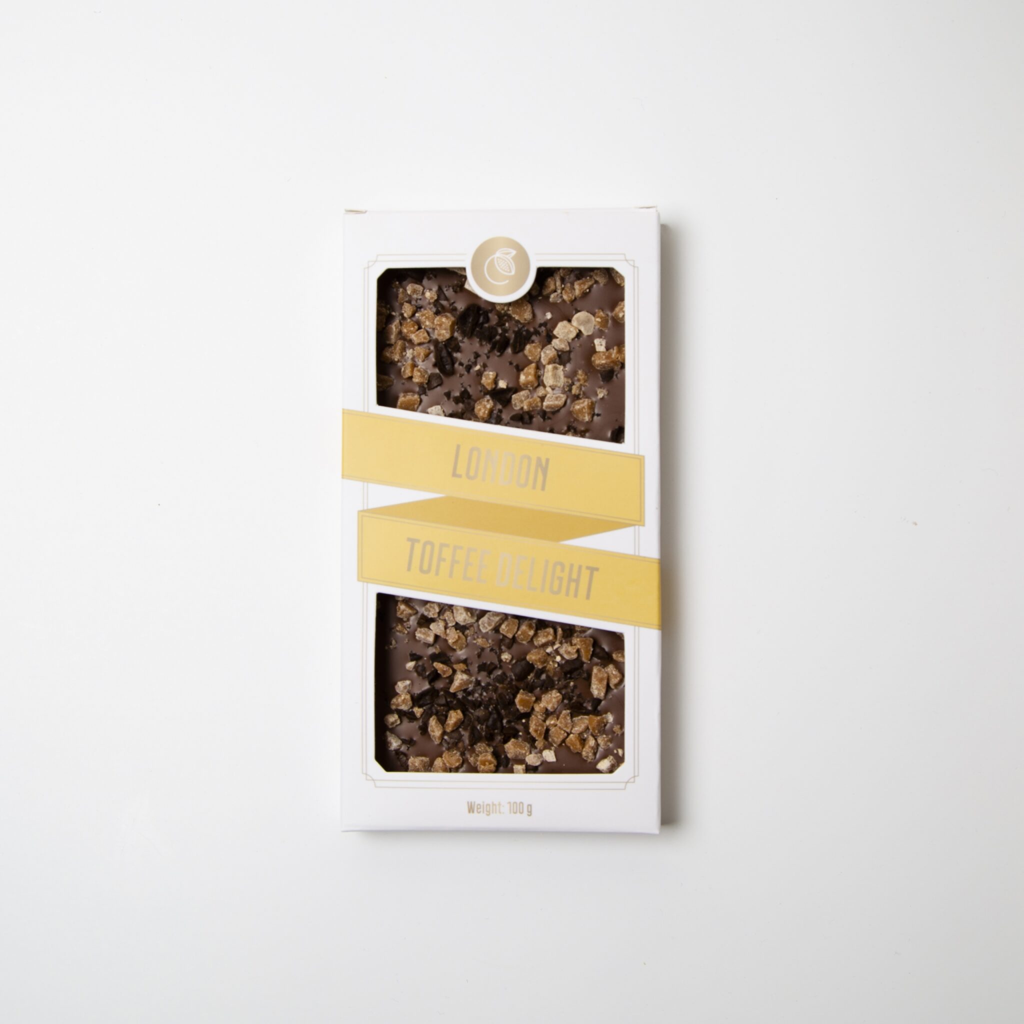 The Delicious London Toffee Delight Chocolate Bar - Chocoreto