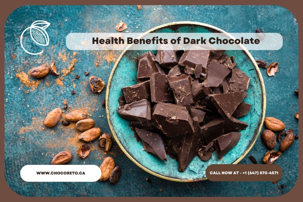 8 Health Benefits of Dark Chocolate | Chocoreto Inc.